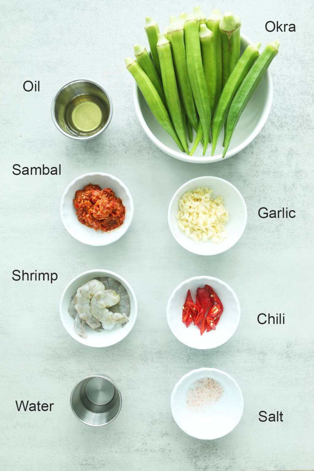 Sambal Lady's Finger (Okra) - Rasa Malaysia