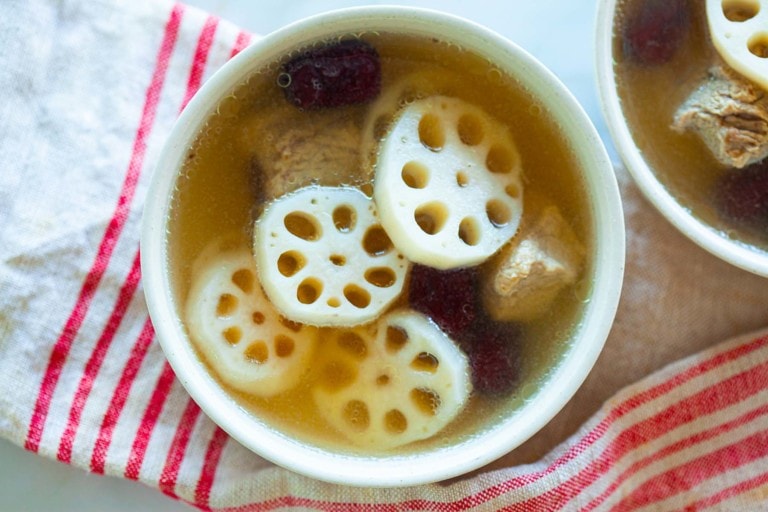 Lotus Root Soup - Rasa Malaysia