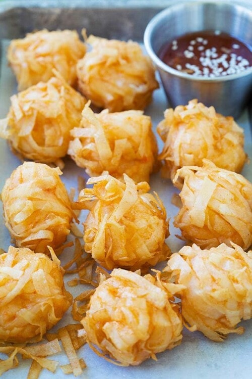 Fried Shrimp Balls (Chinese Recipe) - Rasa Malaysia