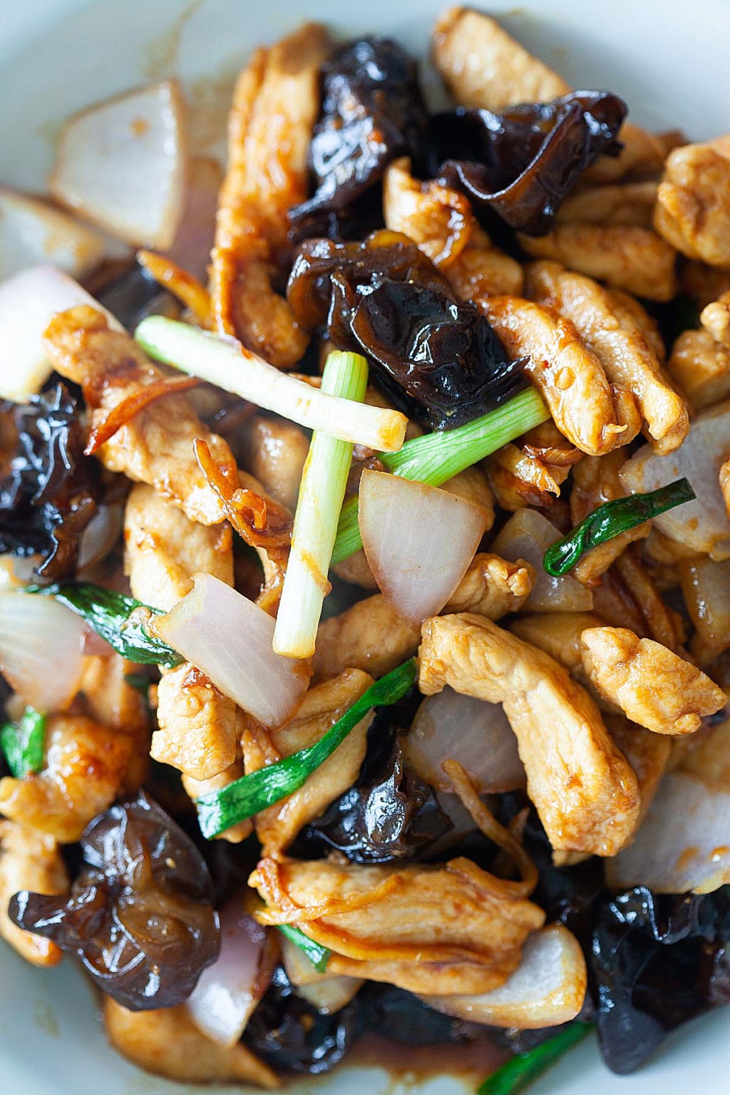 Ginger and Black Fungus Chicken - Rasa Malaysia