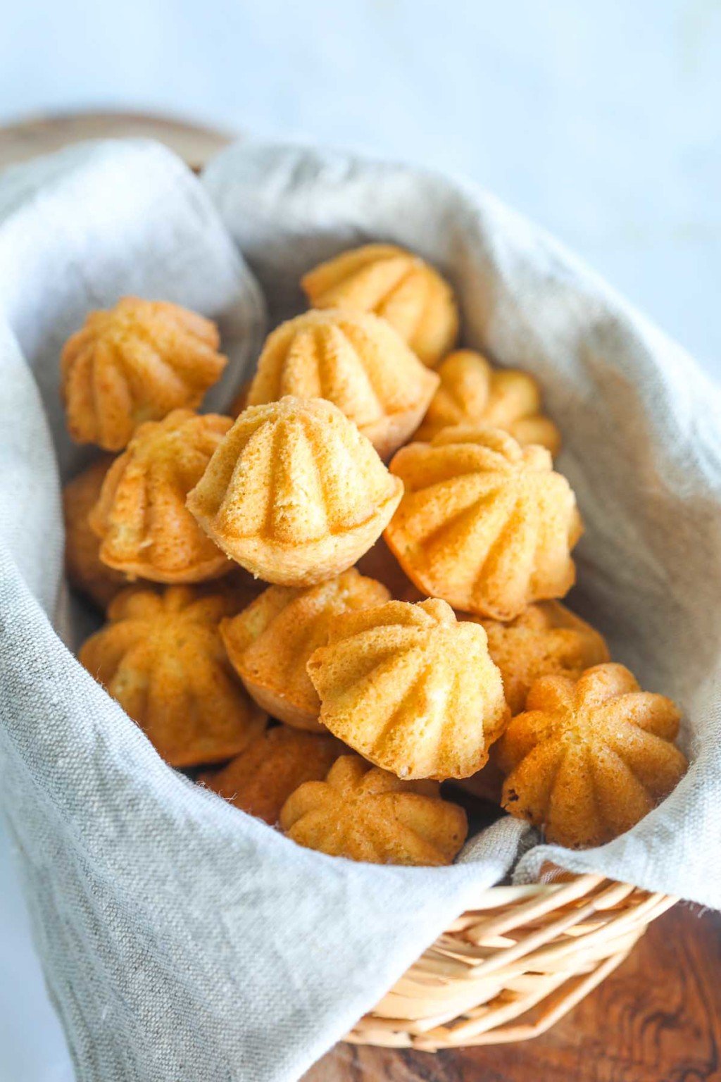 Kuih Bahulu - Malaysian Egg Cake - Rasa Malaysia