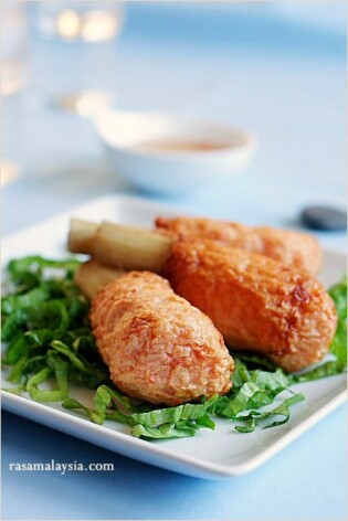 Vietnamese Sugar Cane Shrimp (Chao Tom) - Rasa Malaysia