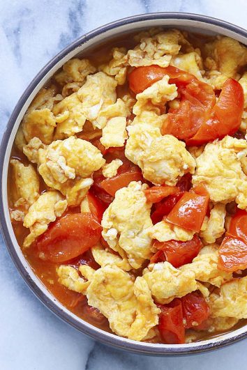 Tomato Eggs (Stir-fried Eggs and Tomatoes) - Rasa Malaysia