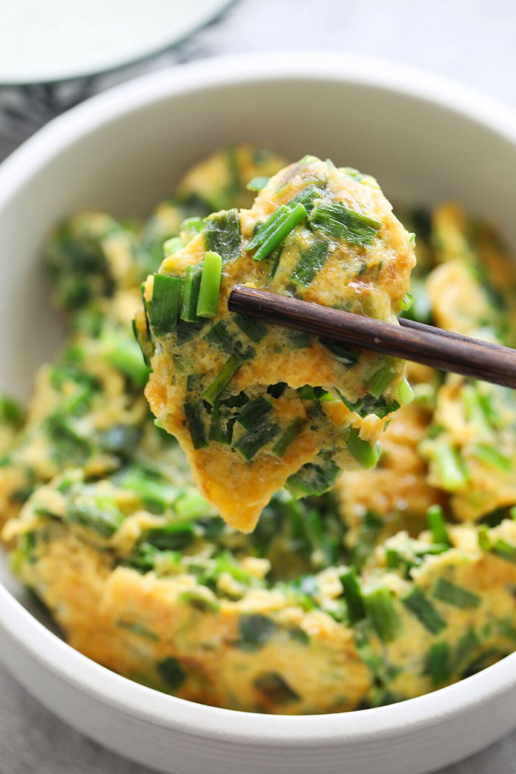 Chives Omelet (Cook In 10 Minutes!) - Rasa Malaysia