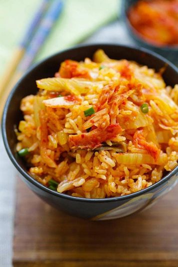 Kimchi Fried Rice (Ready in 15 Mins) - Rasa Malaysia