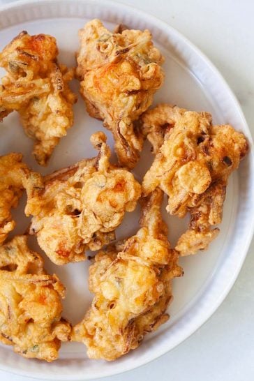 Shrimp Fritters (Extra Crispy!) - Rasa Malaysia