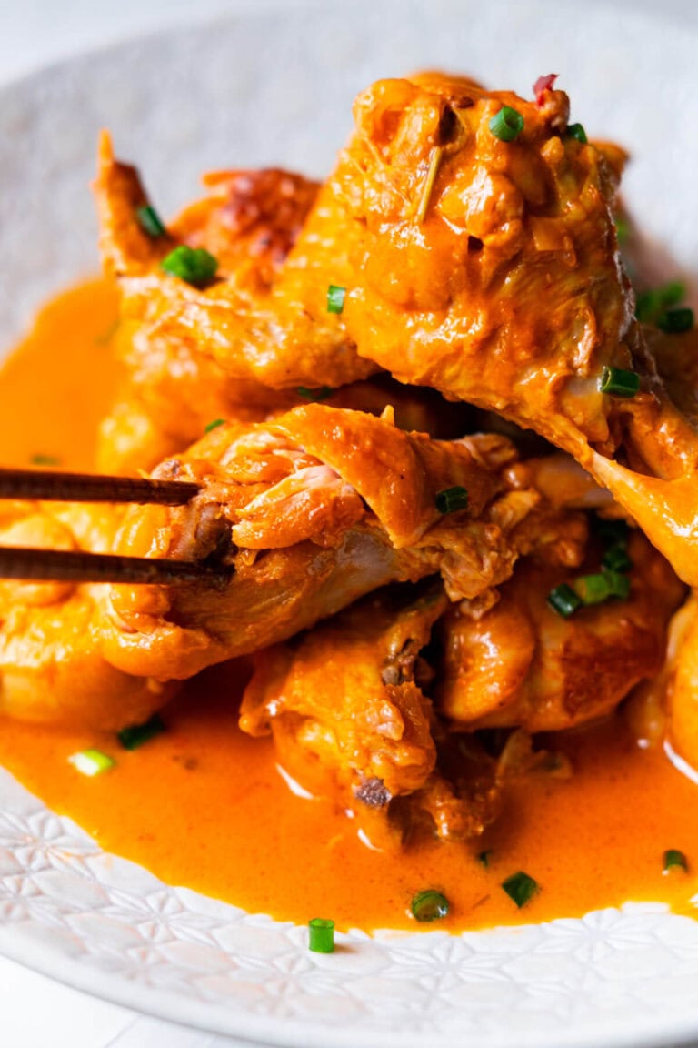 Ayam Masak Merah (Chicken in Spicy Tomato Sauce) - Rasa Malaysia