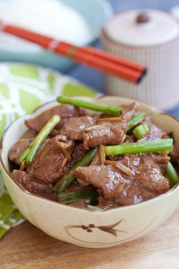 Easy Ginger and Scallion Beef - Ginger and Scallion Beef