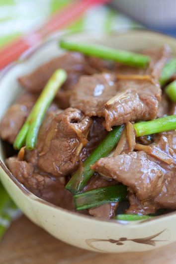 Easy Ginger and Scallion Beef - Ginger and Scallion Beef