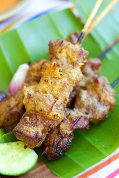 Beef Satay - Rasa Malaysia