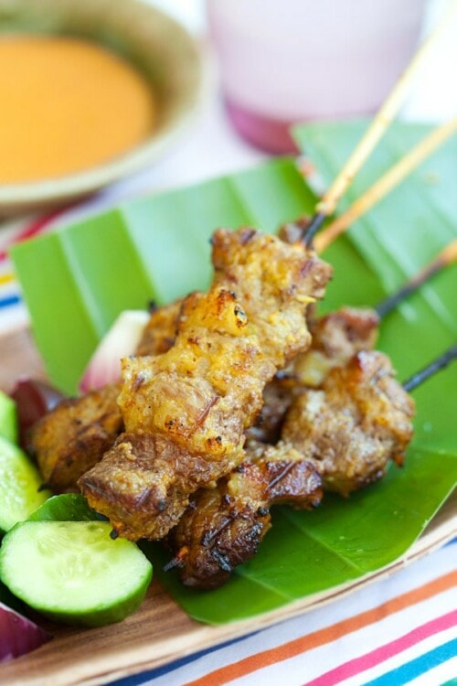 Beef Satay - Rasa Malaysia