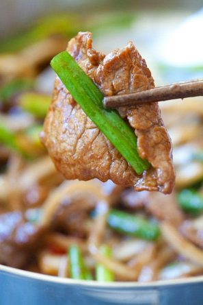 Onion Scallion Beef (Better Than Chinatown) - Rasa Malaysia