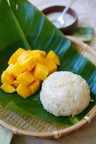Easy Mango Sticky Rice - Rasa Malaysia