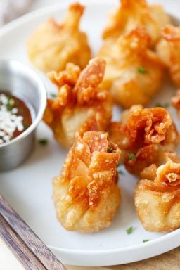 Chicken Wontons (Crispy and Delicious Recipe) - Rasa Malaysia