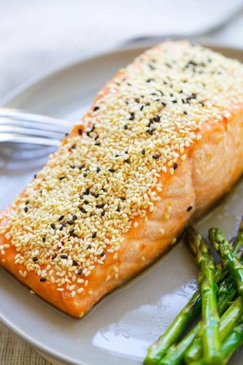 Sesame Salmon - Rasa Malaysia