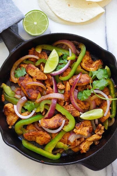 Sizzling Chicken Fajita - Rasa Malaysia