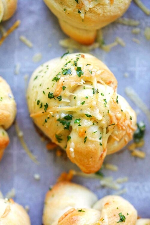 Garlic Parmesan Dinner Rolls - Rasa Malaysia