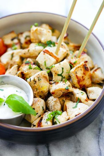 Mediterranean Chicken Bites - Rasa Malaysia