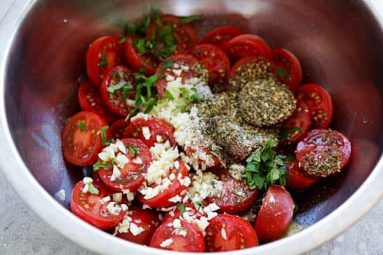 Italian Roasted Tomatoes - Rasa Malaysia