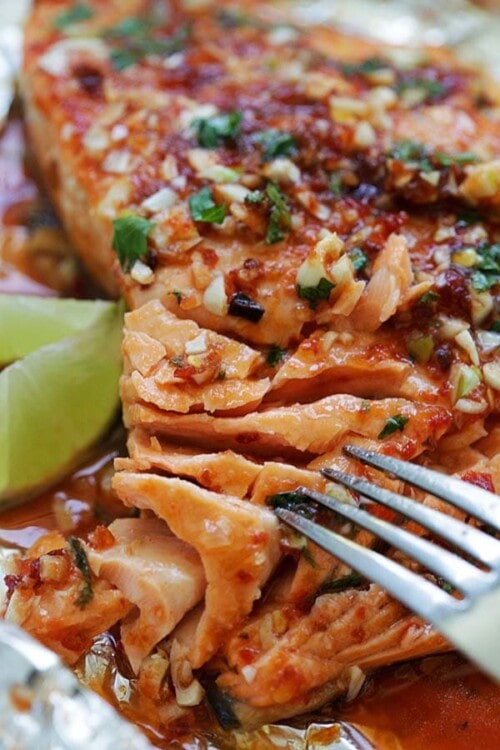 Chili Lime Salmon - Rasa Malaysia