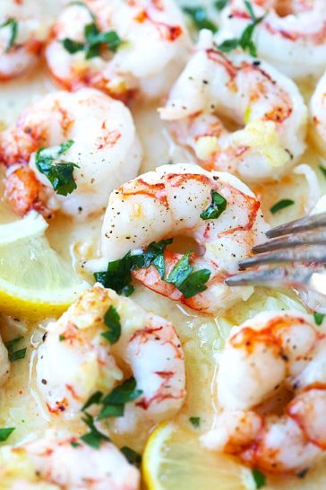 Broiled Shrimp with Garlic Butter - Rasa Malaysia