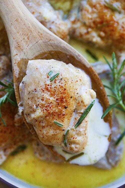 Creamy Garlic Chicken (Instant Pot Chicken Recipe!) - Rasa Malaysia
