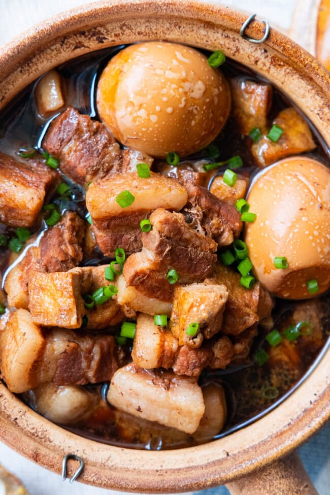 Braised Pork Belly in Soy Sauce - Rasa Malaysia