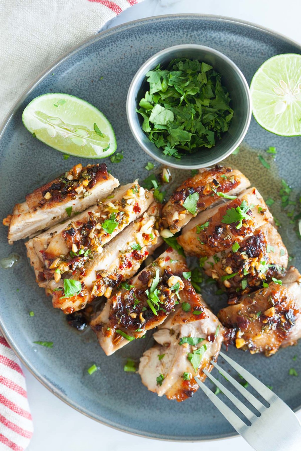 Cilantro Lime Chicken (Moist and Juicy!) - Rasa Malaysia