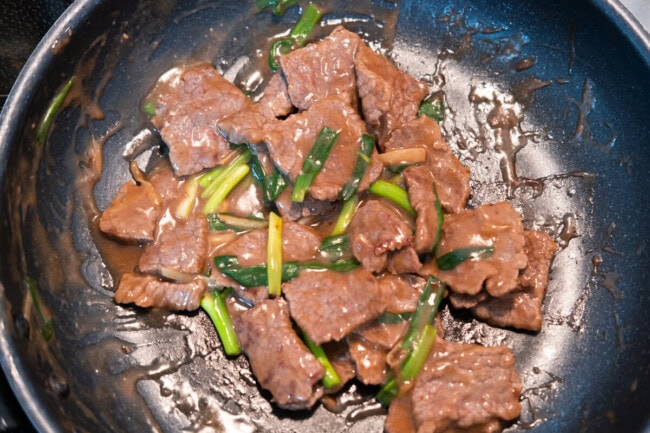 Ginger and Scallion Beef - Ginger and Scallion Beef