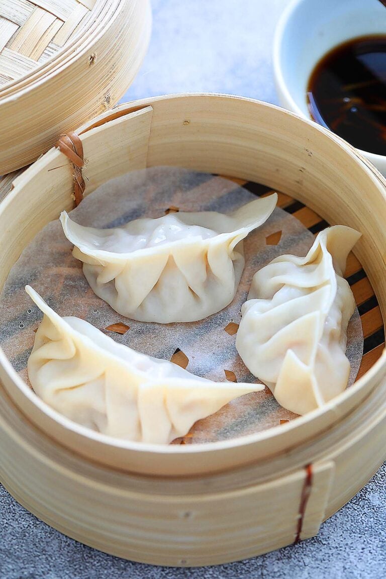 Steamed Dumplings (with Pork and Shrimp) - Rasa Malaysia