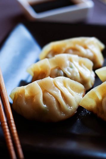 Gyoza (Juicy and Crispy Dumplings!) - Rasa Malaysia