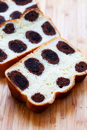 Leopard Bread (Soft Milk Bread with Leopard Prints!) - Rasa Malaysia