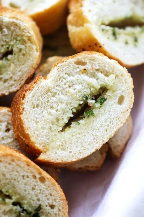 Homemade Garlic Bread - Garlic Bread Recipe - Rasa Malaysia