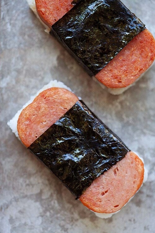 Spam Musubi - How to Make Musubi - Rasa Malaysia