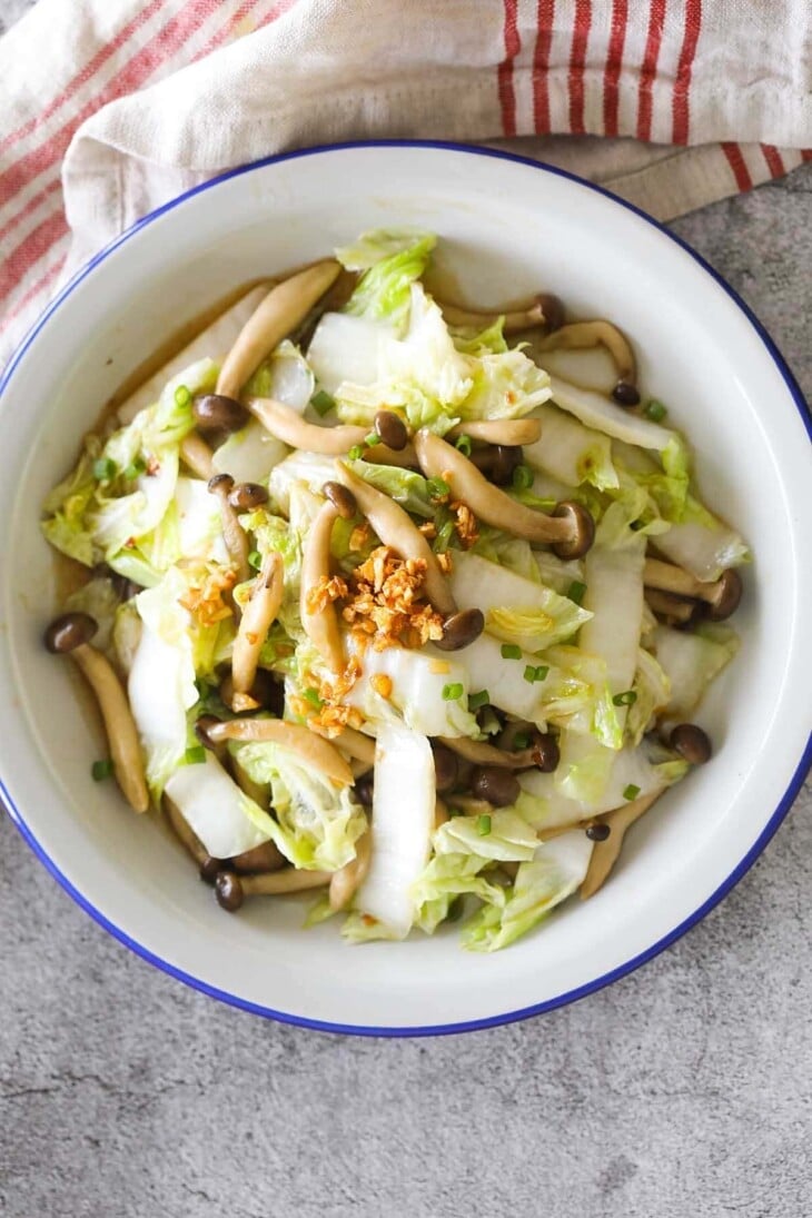 Napa Cabbage Stir Fry - Rasa Malaysia