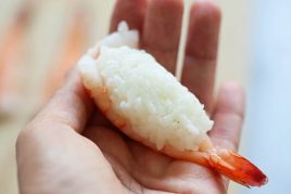 Nigiri - Nigiri Sushi - Shrimp Nigiri - Rasa Malaysia