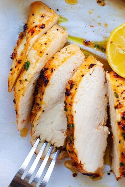 Juicy Boneless Chicken Breasts - Rasa Malaysia