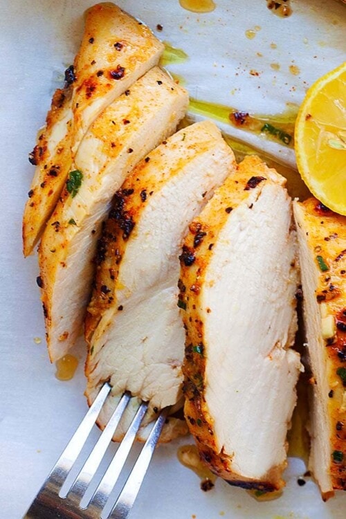 Juicy Boneless Chicken Breasts - Rasa Malaysia