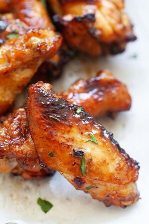 BBQ Chicken Wings - BBQ Wings - Rasa Malaysia