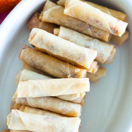 Mini Spring Rolls with Chicken Floss - Rasa Malaysia