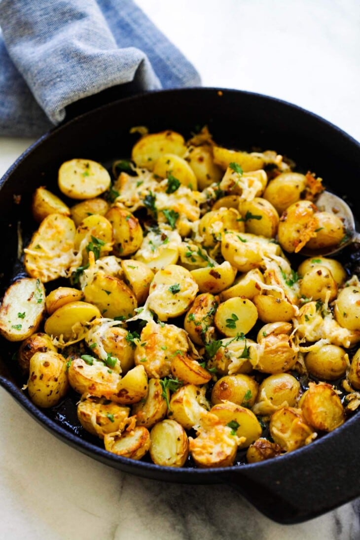 Easy Italian Roasted Potatoes - Rasa Malaysia