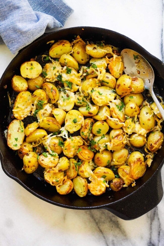 Easy Italian Roasted Potatoes - Rasa Malaysia