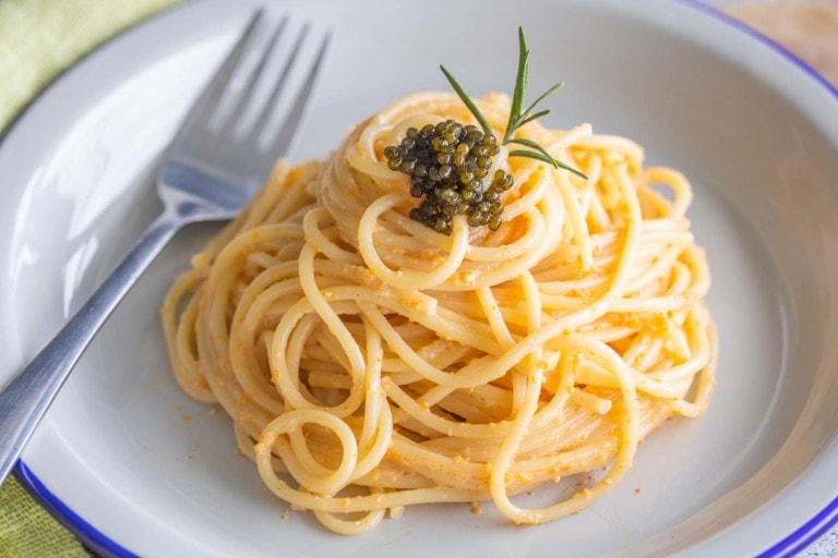 Uni Pasta (Sea Urchin Pasta) - Rasa Malaysia