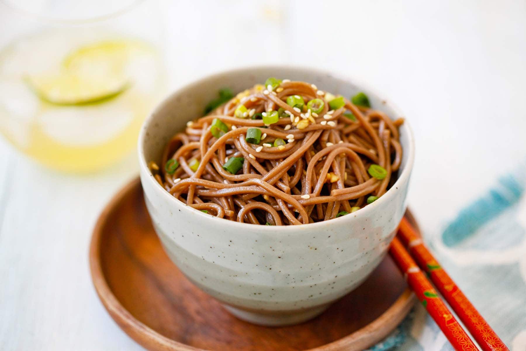 Ginger Soy Soba - Rasa Malaysia