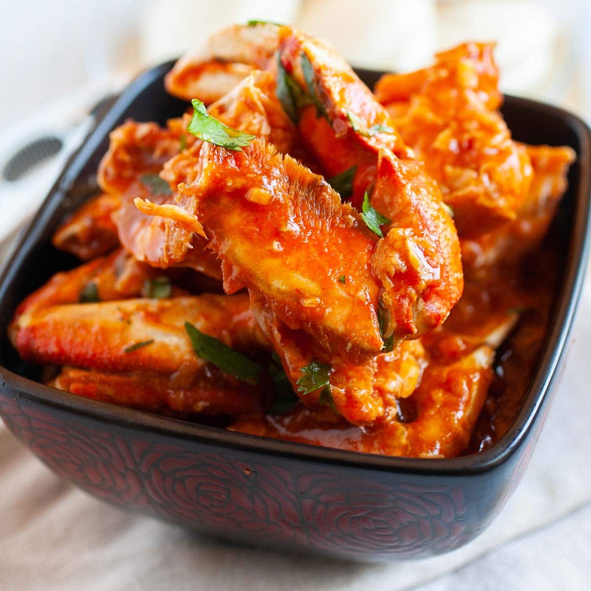 Chili Crab (Crab in Sour & Spicy Sauce) - Rasa Malaysia