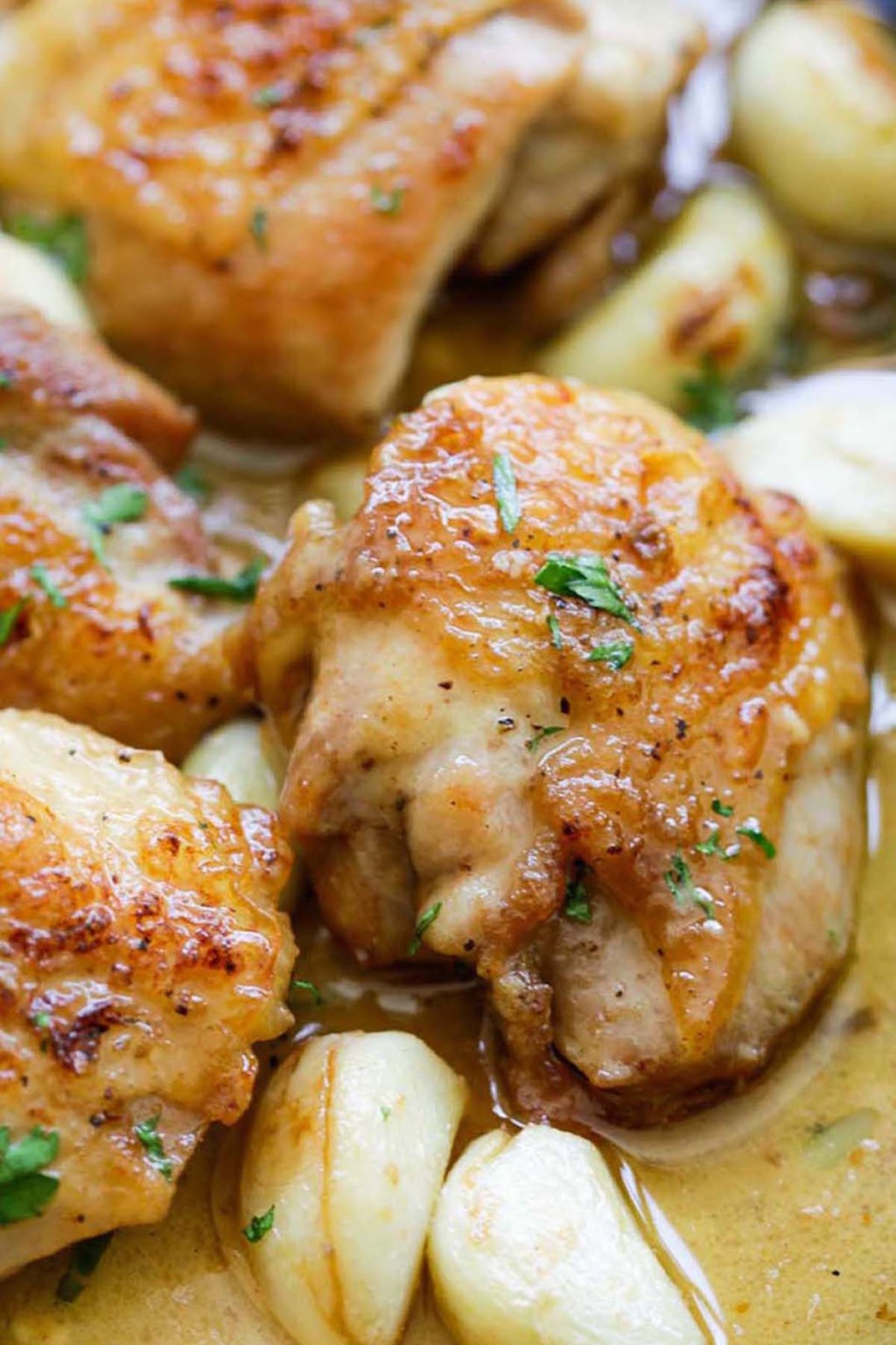 Creamy Garlic Chicken - Rasa Malaysia
