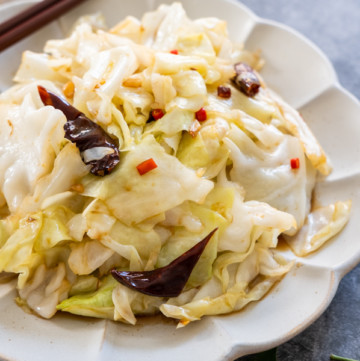 Spicy Sichuan Cabbage - Rasa Malaysia