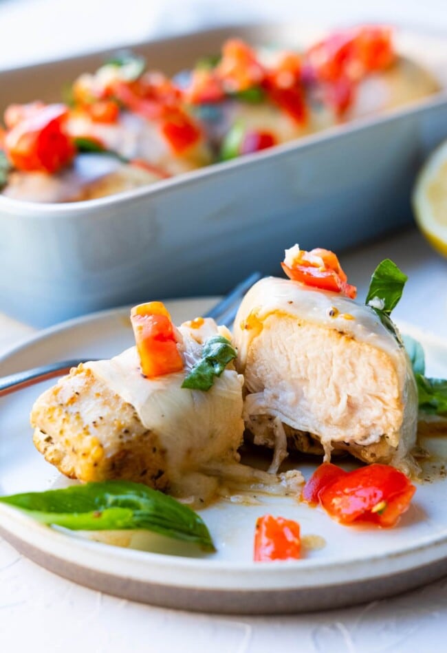 Bruschetta Chicken - Rasa Malaysia