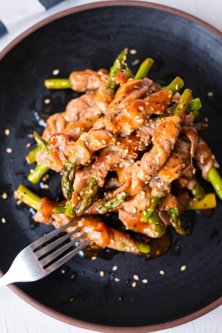 Pork Wrapped Asparagus - Rasa Malaysia