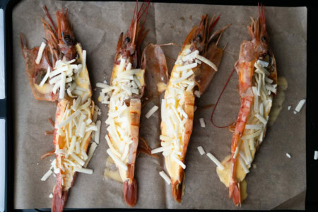 Grilled Cheese Prawn - Rasa Malaysia